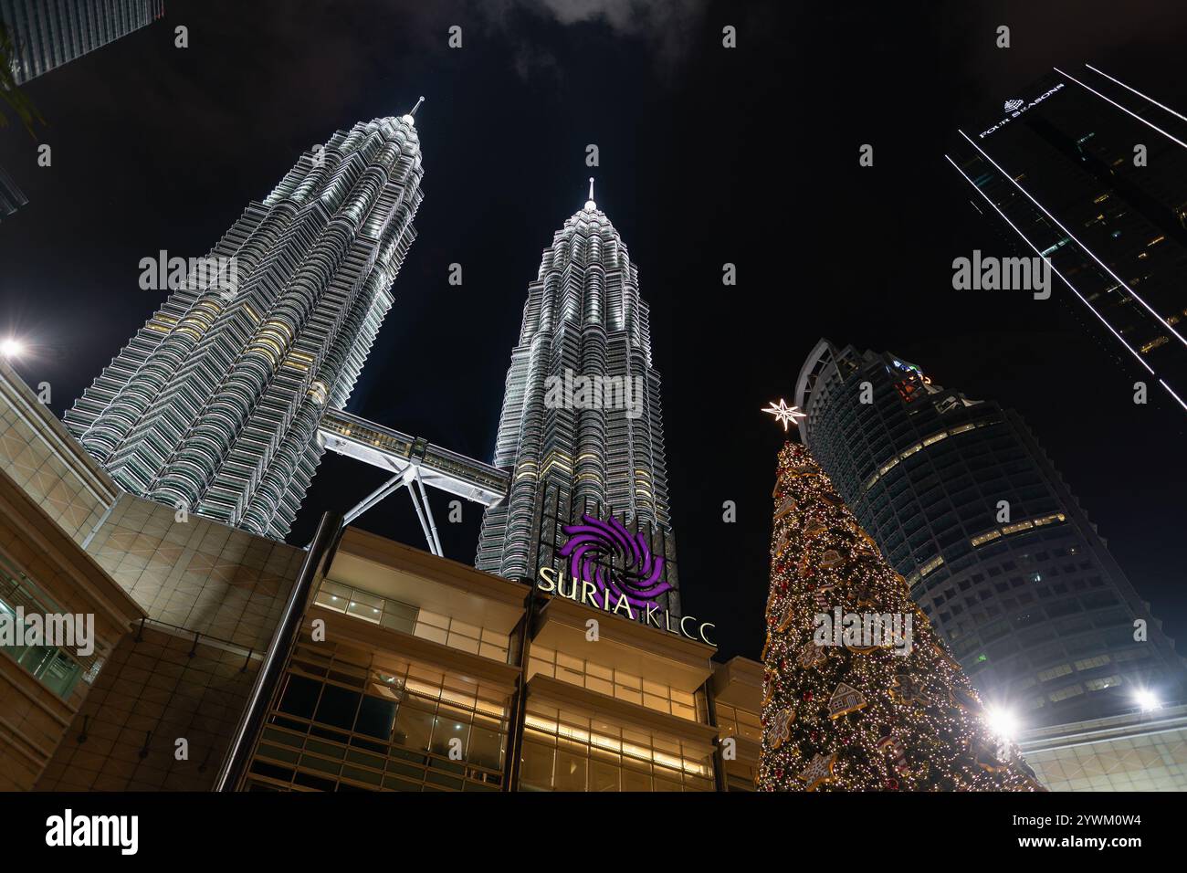 KUALA LUMPUR, MALAYSIA - DECEMBER 02, 2023: a replica of a Christmas ...
