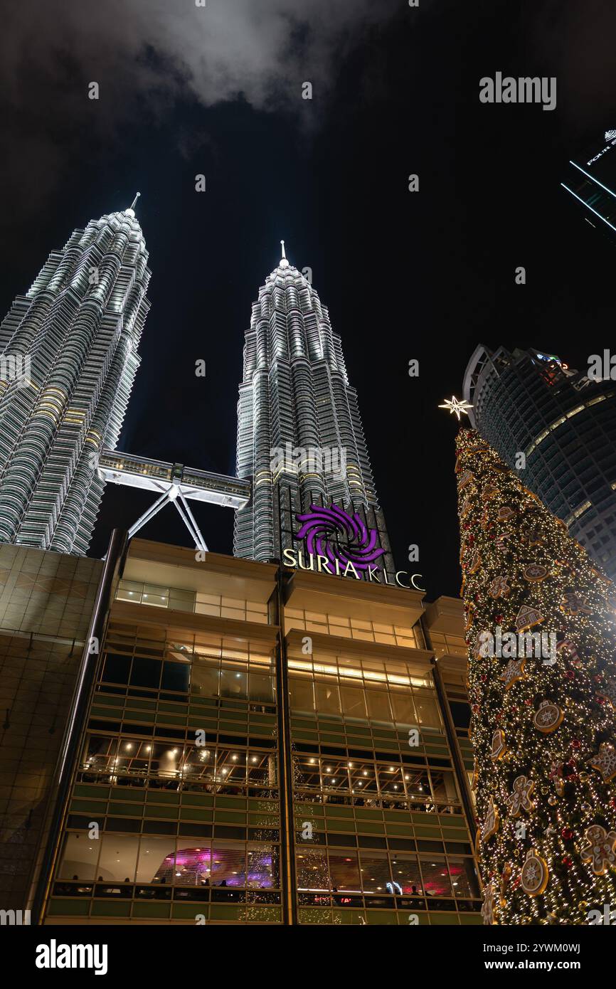 KUALA LUMPUR, MALAYSIA - DECEMBER 02, 2023: a replica of a Christmas ...