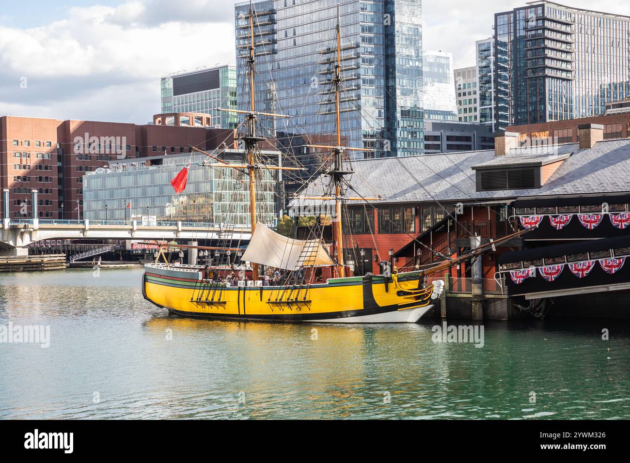 Famous Boston Tea Party ship in Boston, USA Stock Photo - Alamy