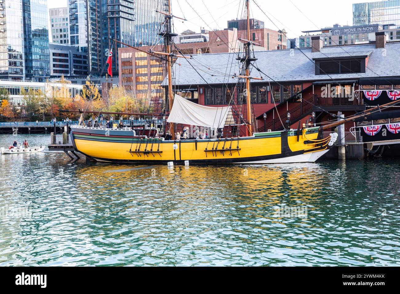 Famous Boston Tea Party ship in Boston, USA Stock Photo - Alamy