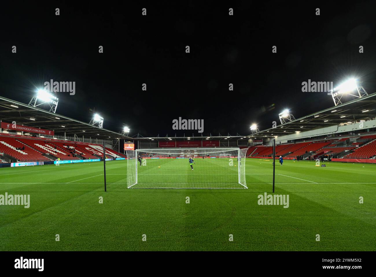 A general view of St. Helens Stadium, Home of Liverpool Women ahead of ...