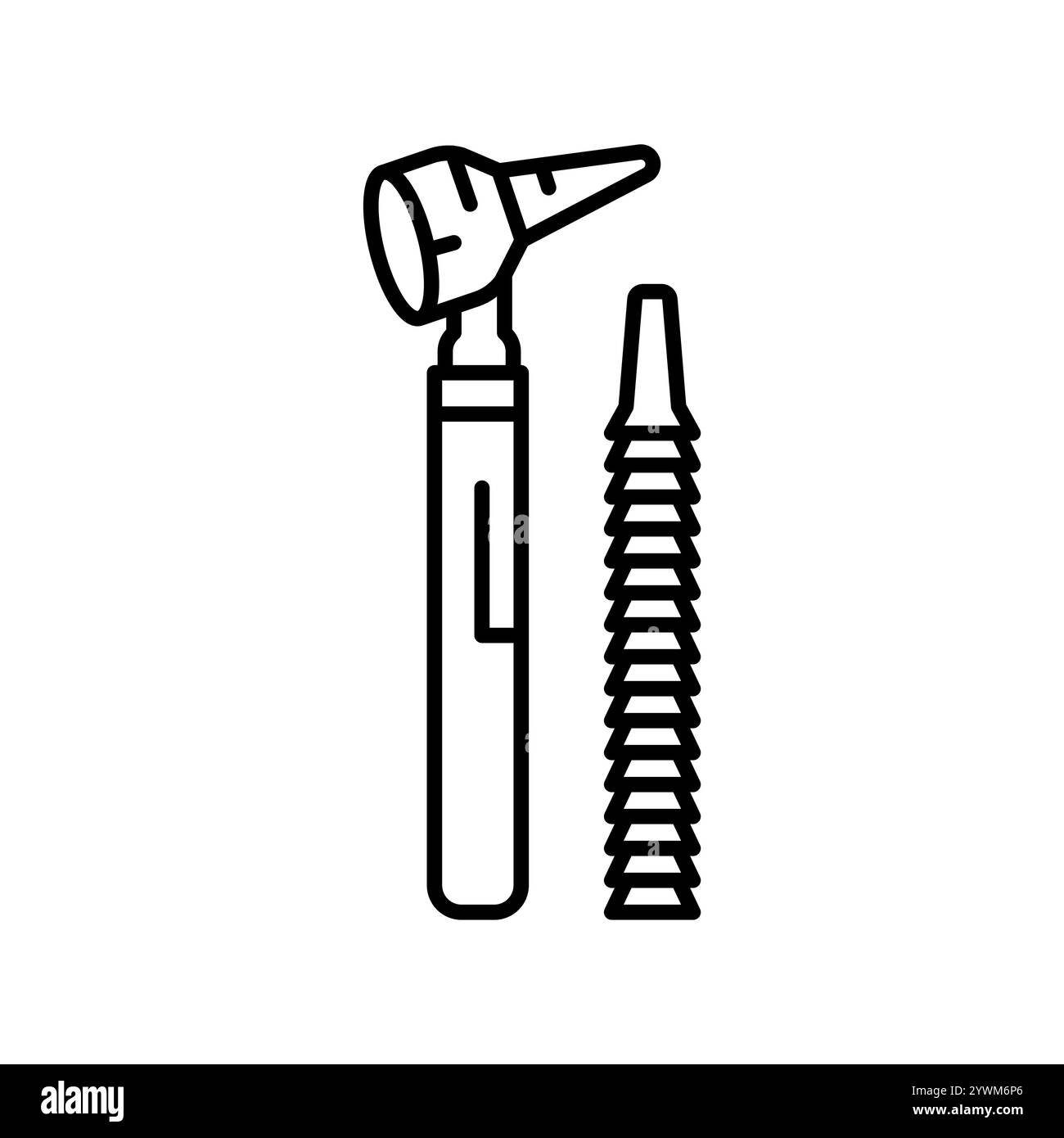 Otoscope line black icon. Sign for web page, mobile app, button, logo ...