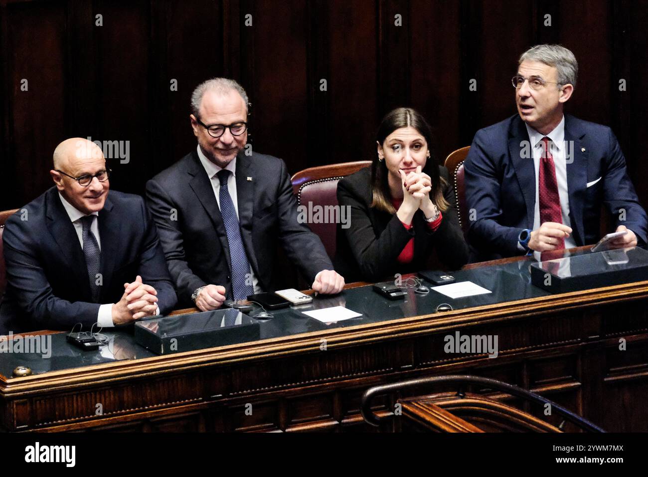 I vicepresidenti della Camera dei Deputati Fabio Rampelli FDI, Giorgio ...