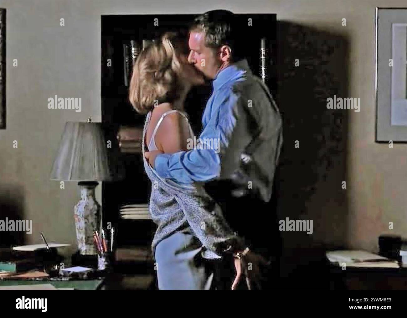 PRESUMED INNOCENT 1990 Warner Bros. film with Harrison Ford as Rusty Sabich and Greta Scacchi as ...