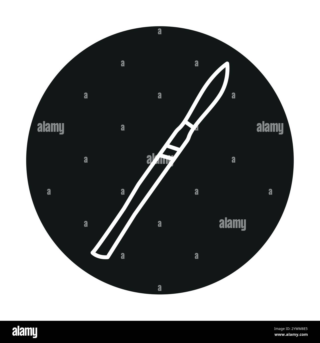 Scalpel line black icon. Sign for web page, mobile app, button, logo ...