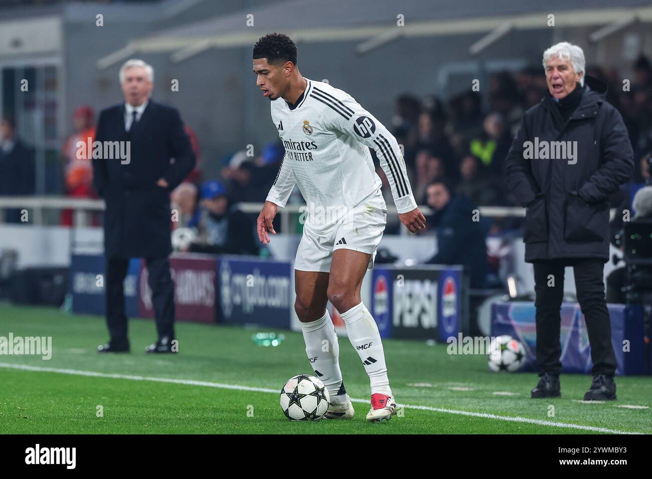 Jude Bellingham of Real Madrid CF seen in action during UEFA Champions ...