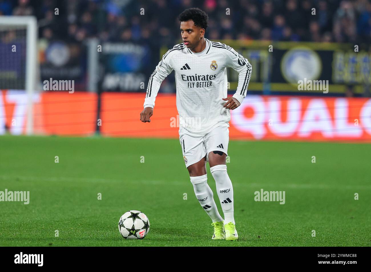 Rodrygo Goes of Real Madrid CF seen in action during UEFA Champions ...