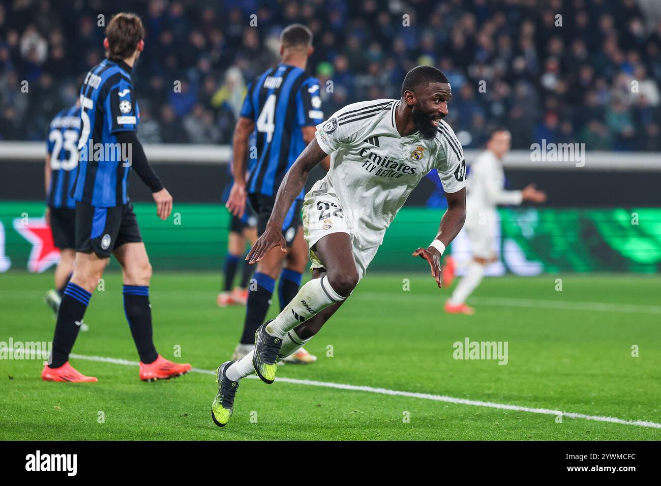 Antonio Rudiger of Real Madrid CF celebrates during UEFA Champions ...