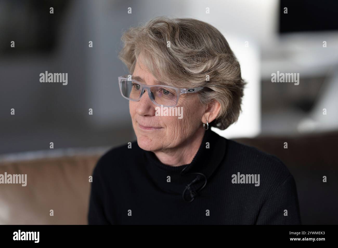 Two-time Olympian Joan Wilder poses for a photo at her home on Nov. 22 ...