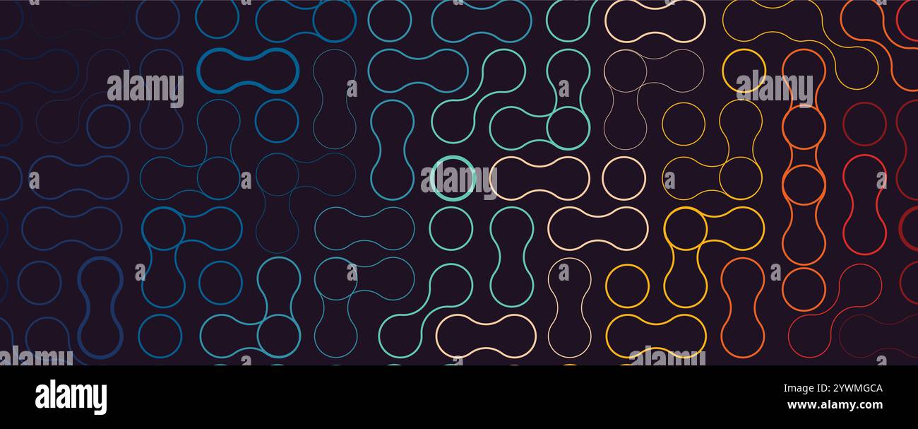 Metaballs shapes abstract geometric background. Vector art Stock Vector Image & Art - Alamy