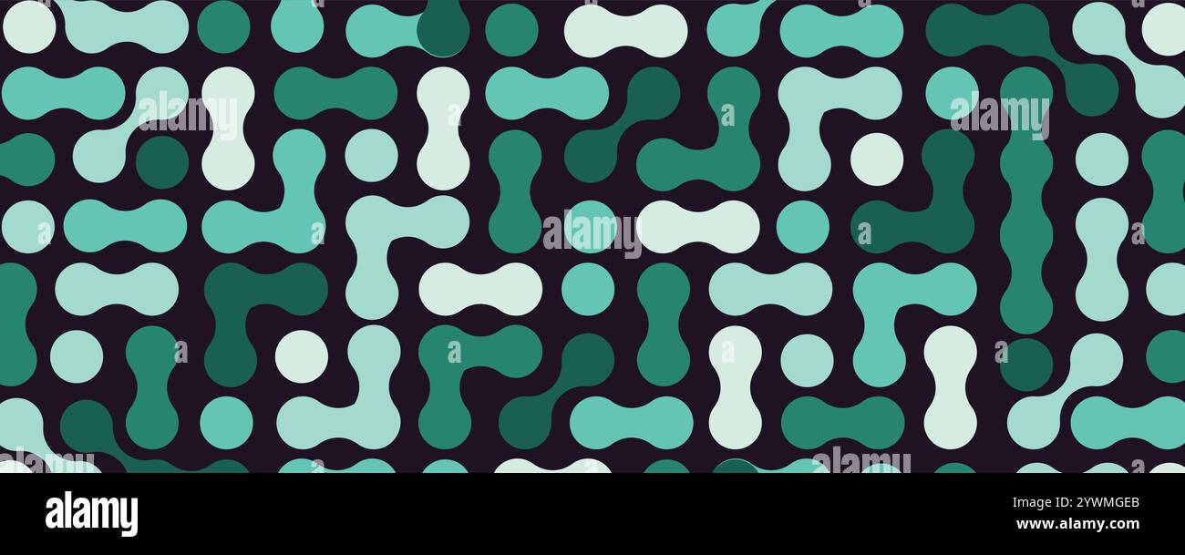 Metaballs shapes abstract geometric background. Vector art Stock Vector Image & Art - Alamy