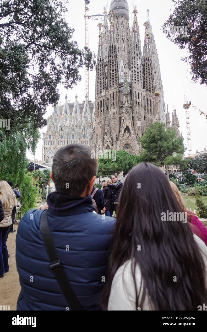 Plaça de Gaudí: Historic square in Barcelona's Eixample district Stock ...