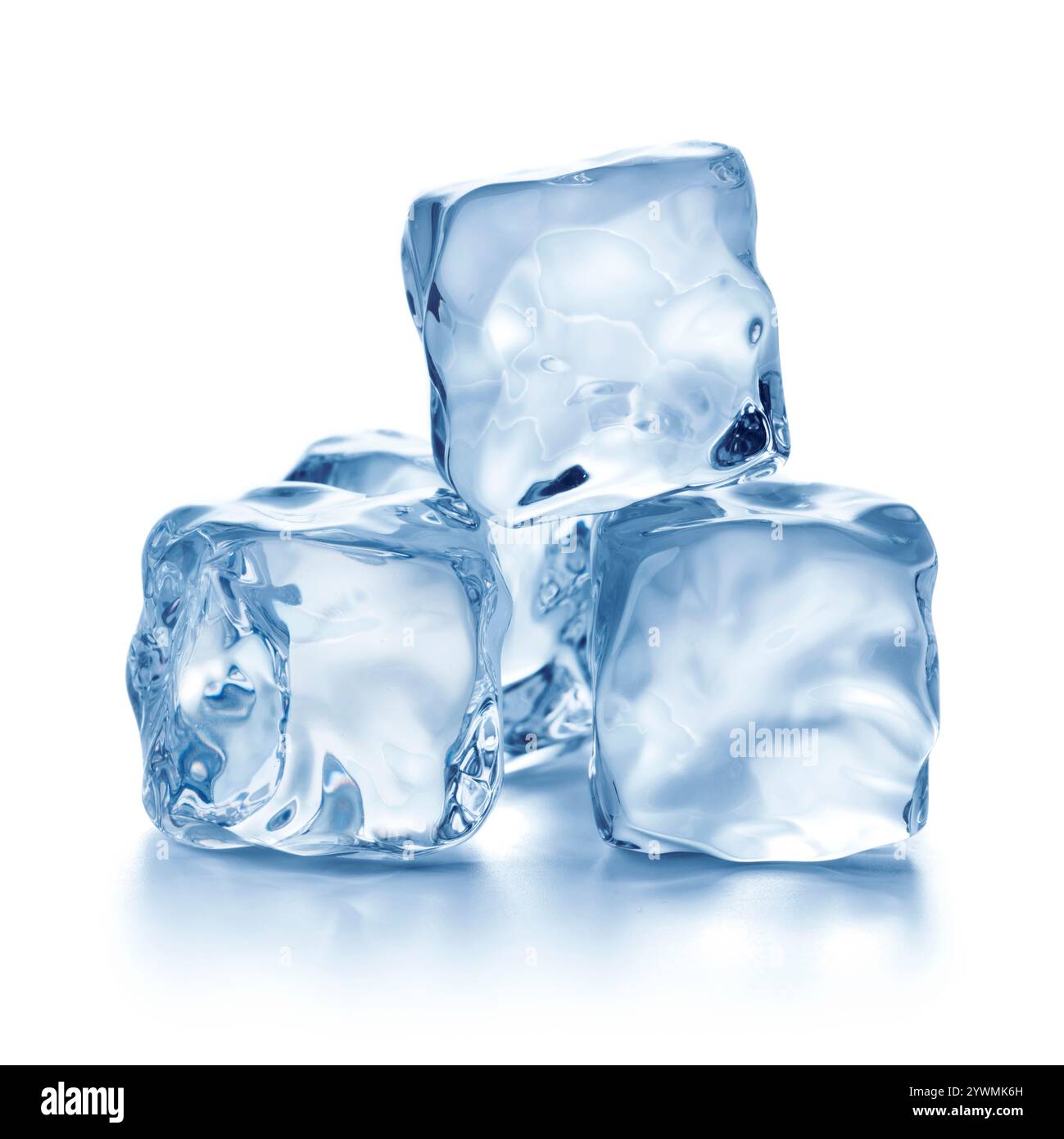 Ice, white background Cut Out Stock Images & Pictures - Alamy
