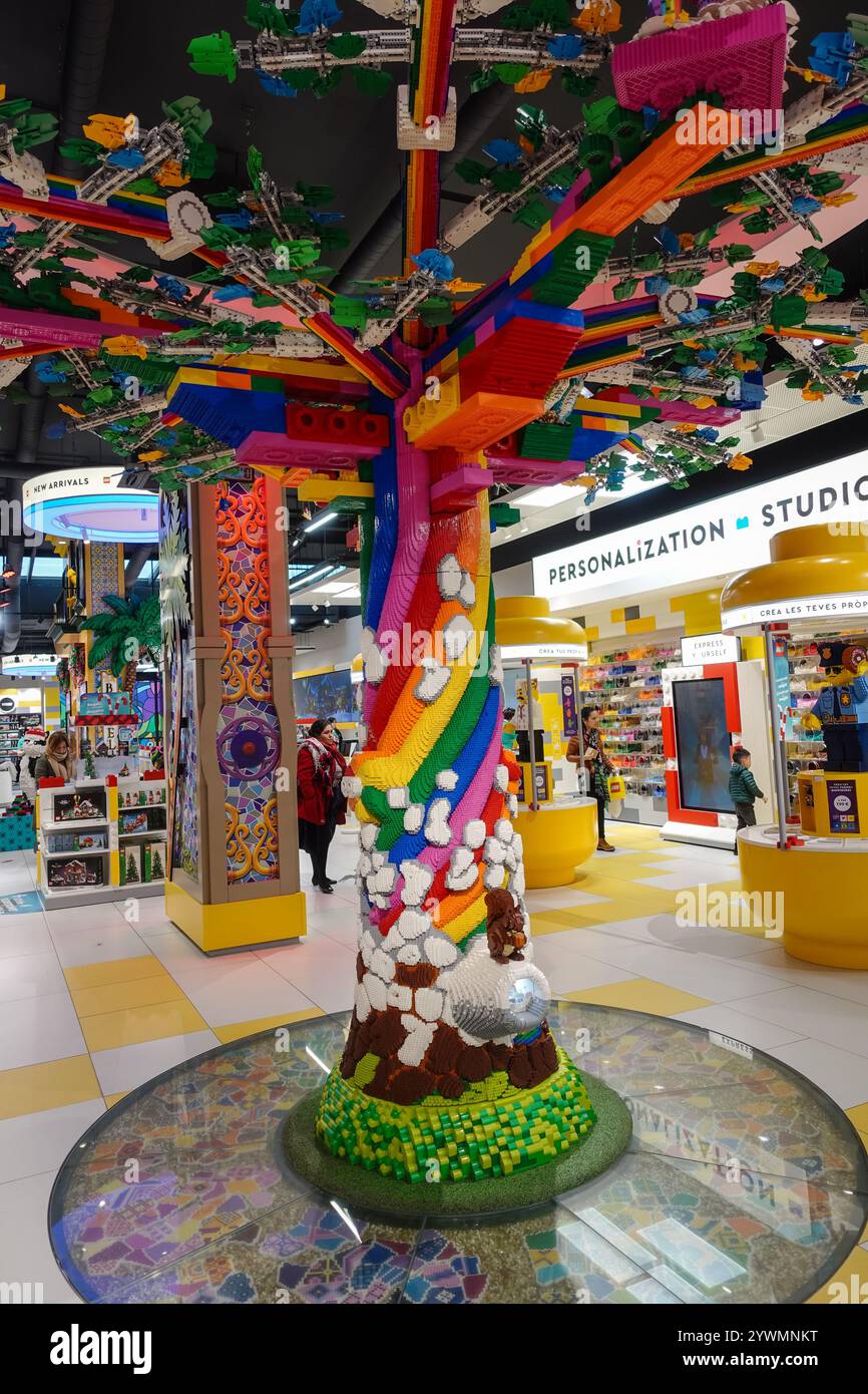 Interior of LEGO Store in Barcelona, Spain Stock Photo - Alamy