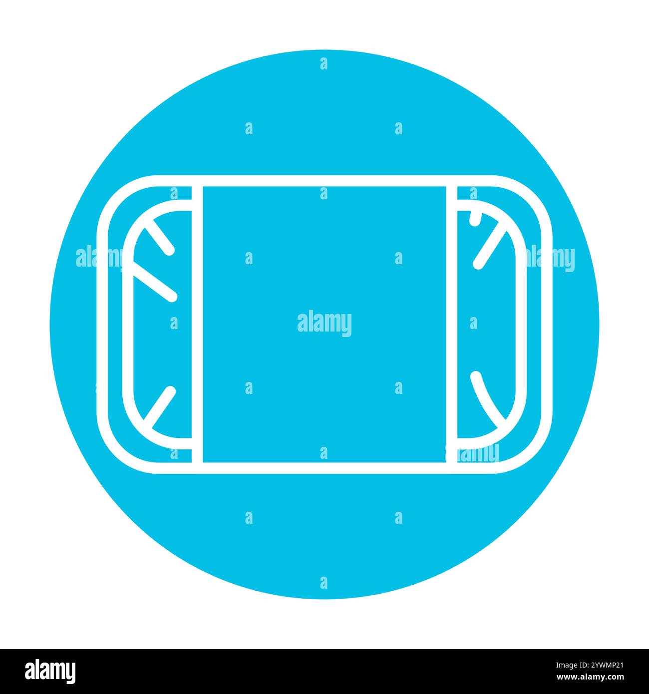 Plastic tray container line icon. Vector isolated element. Editable ...