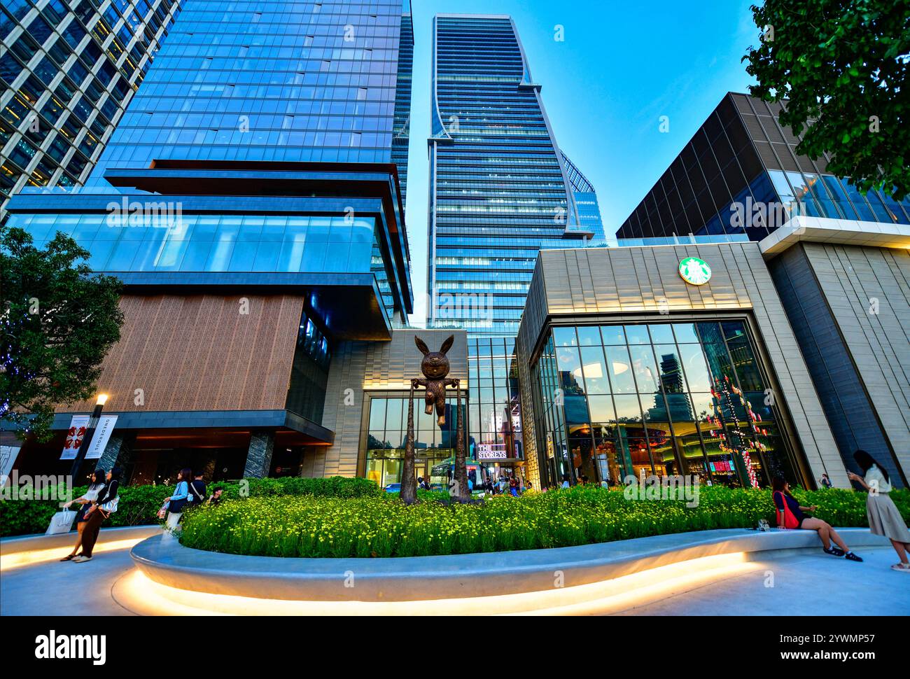 BANGKOK, THAILAND - MAY 28, 2024: Under construction mixed-use luxury development One Bangkok in ...