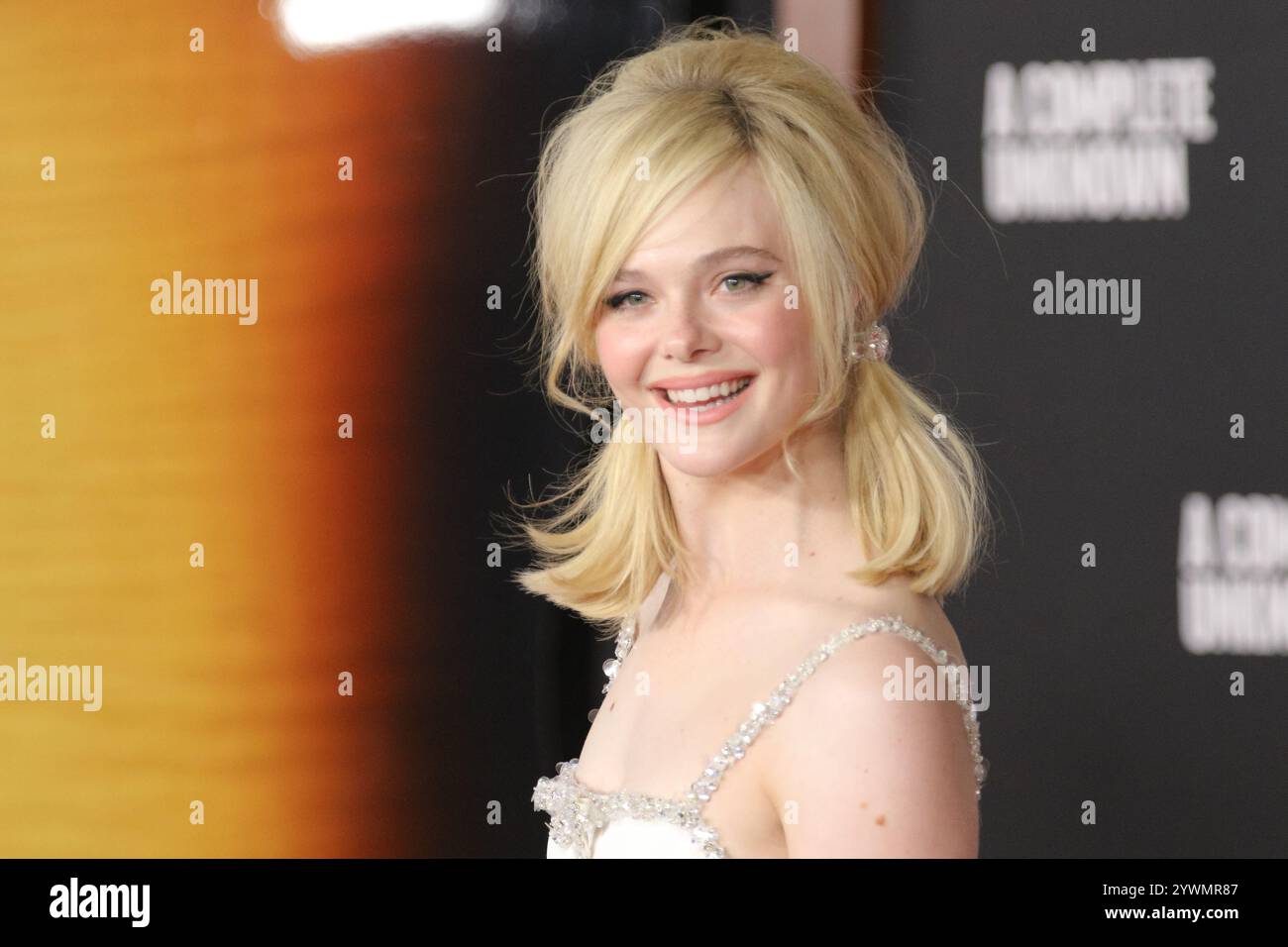 Los Angeles, USA. 10th Dec, 2024. Elle Fanning at "A Complete Unknown ...