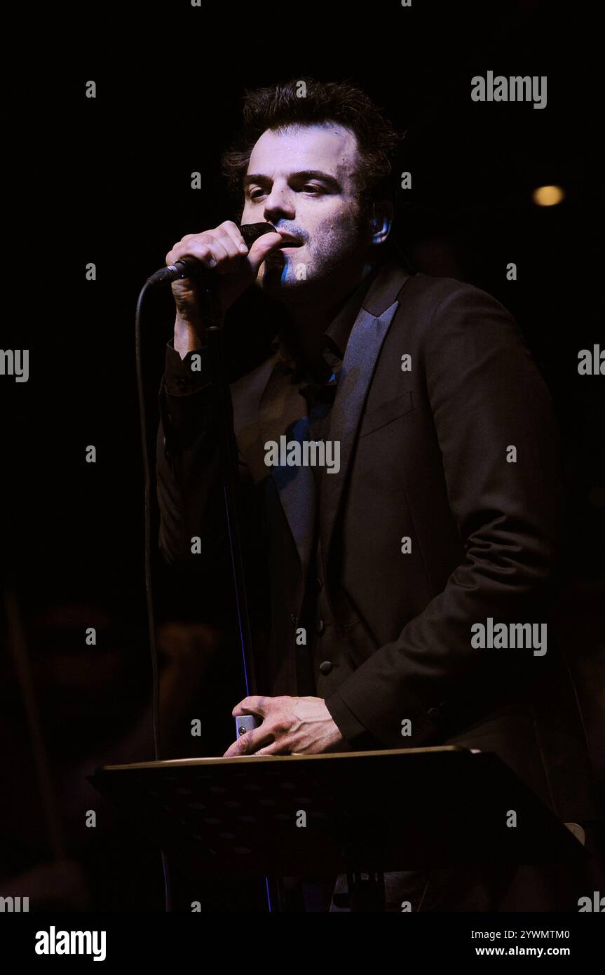 Milan Italy 21/03/2010: Francesco Renga, Italian singer,during the live ...