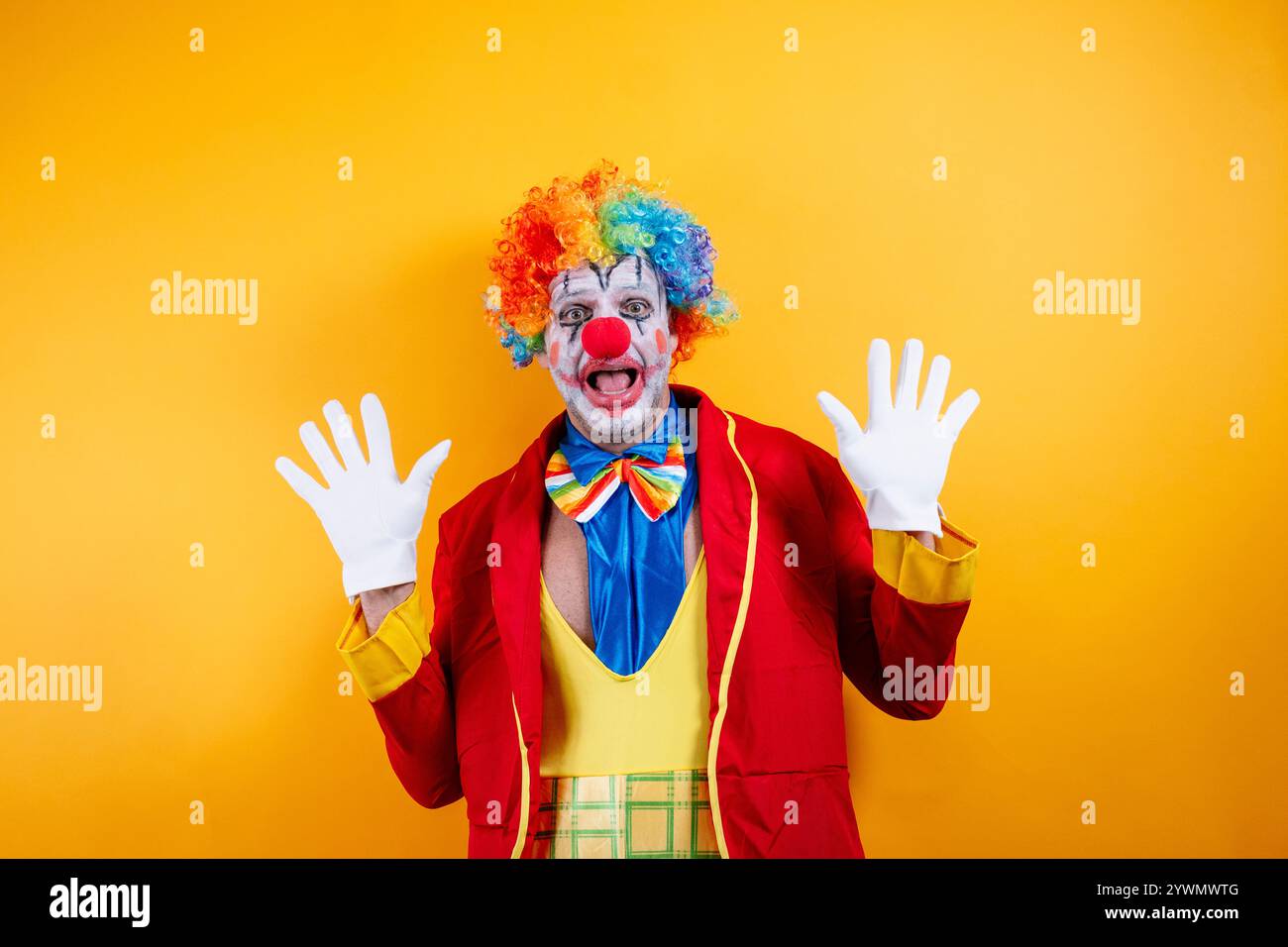 Clown in vibrant costume hi-res stock photography and images - Alamy