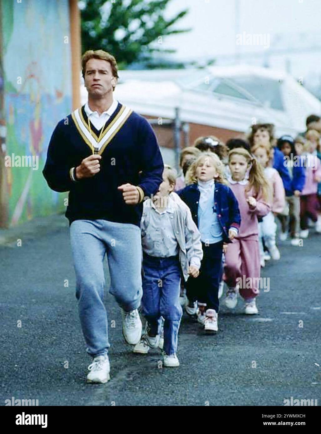 KINDERGARTEN COP 1990 Universal Pictures film with Arnold ...