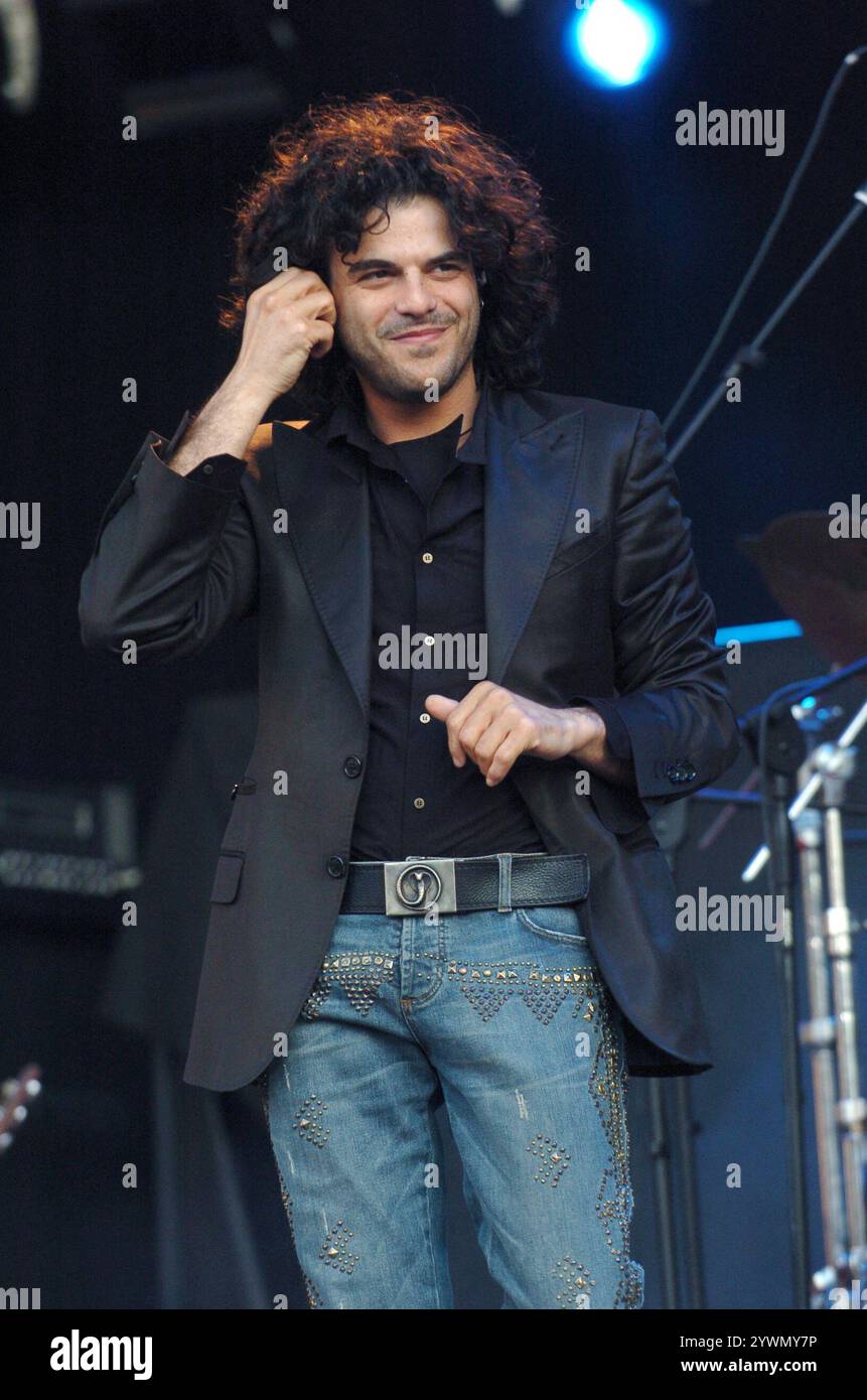 Francesco renga cornetto freemusic festival hi-res stock photography ...