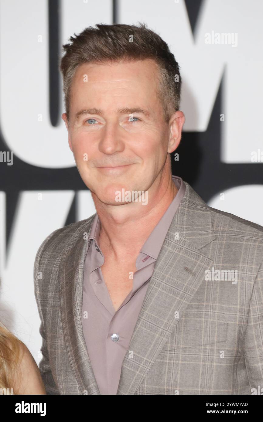 Los Angeles, USA. 10th Dec, 2024. Edward Norton at "A Complete Unknown ...
