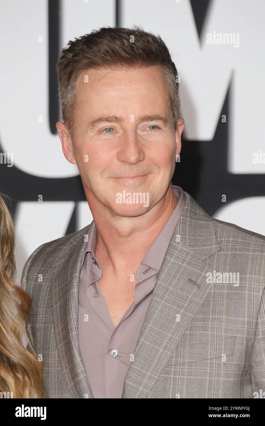 Los Angeles, USA. 10th Dec, 2024. Edward Norton at "A Complete Unknown ...