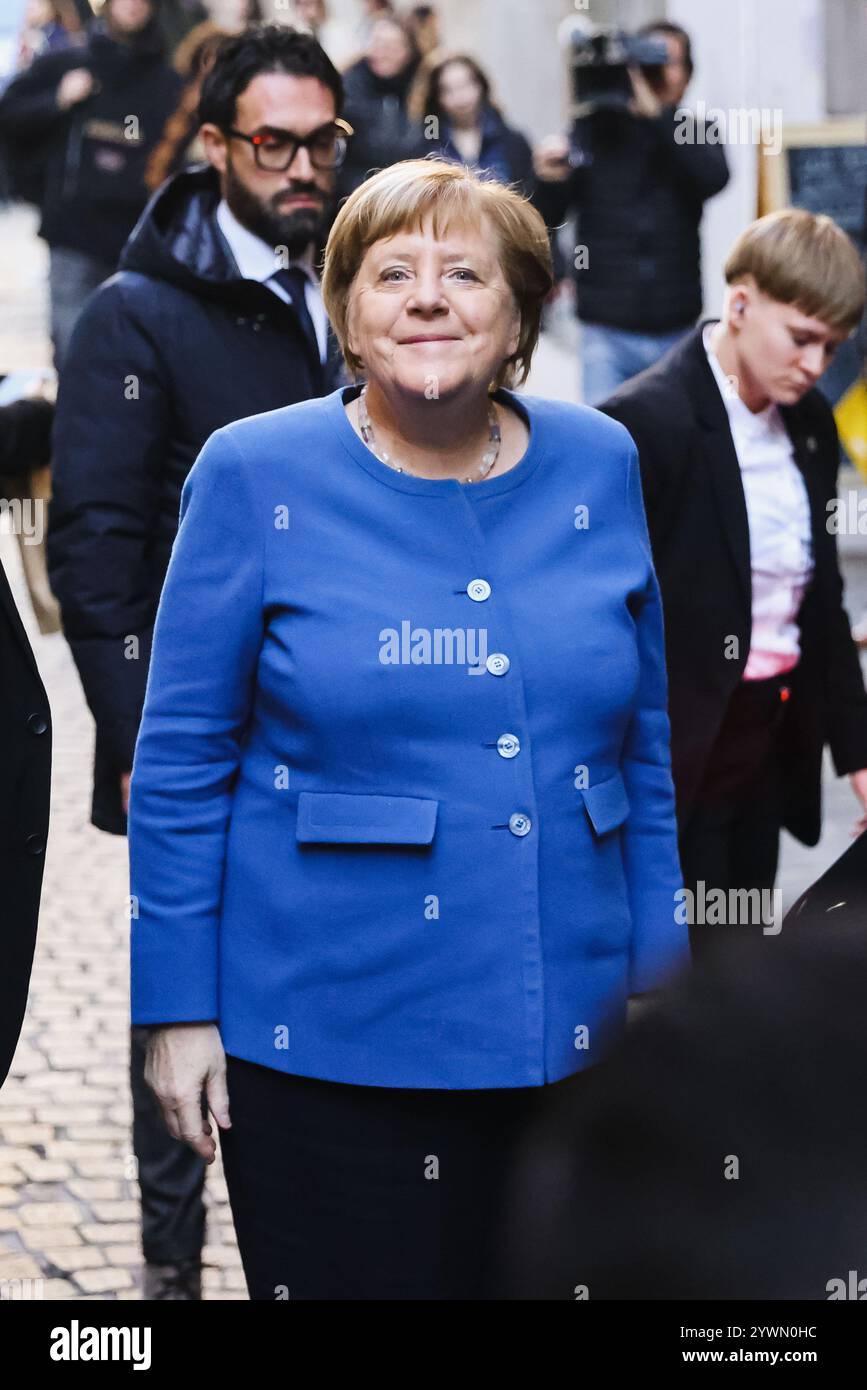 Milan, Italy. 11th Dec, 2024. Milan, Former German Chancellor Angela ...