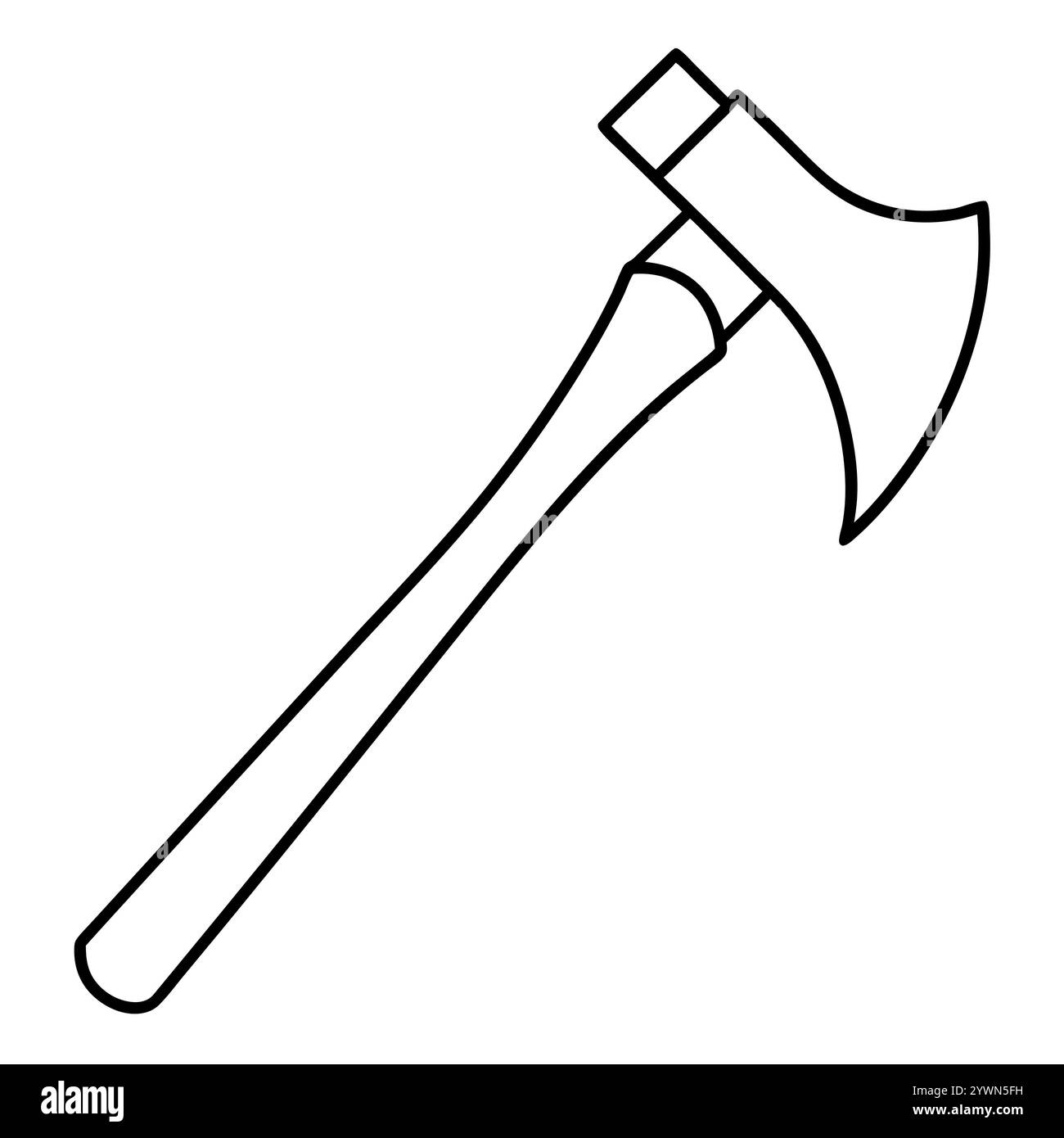 Flat icon of the axe. Element of construction tools Stock Vector Image ...