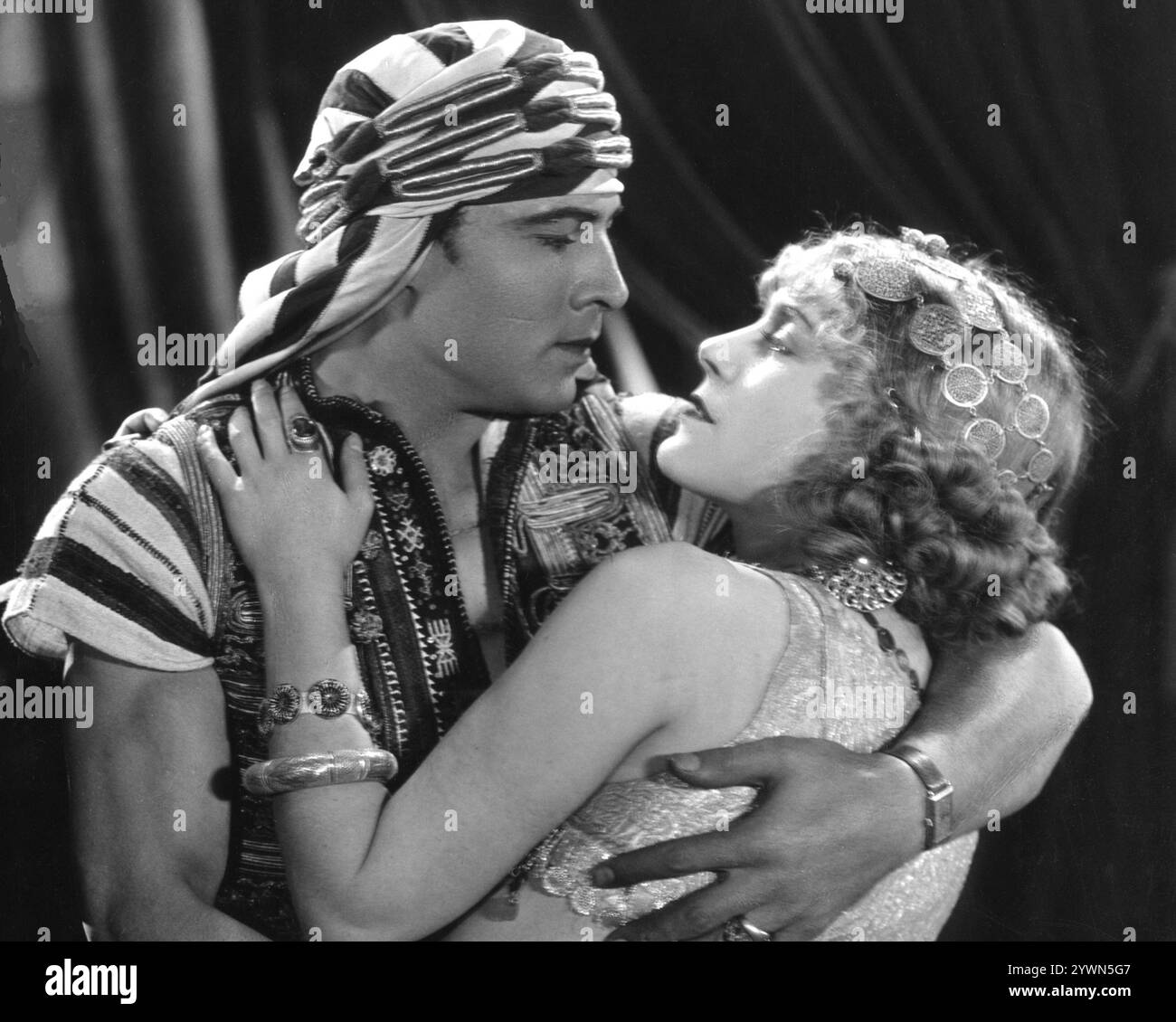 Legendary Silent Film Actor RUDOLPH VALENTINO and VILMA BANKY in a ...