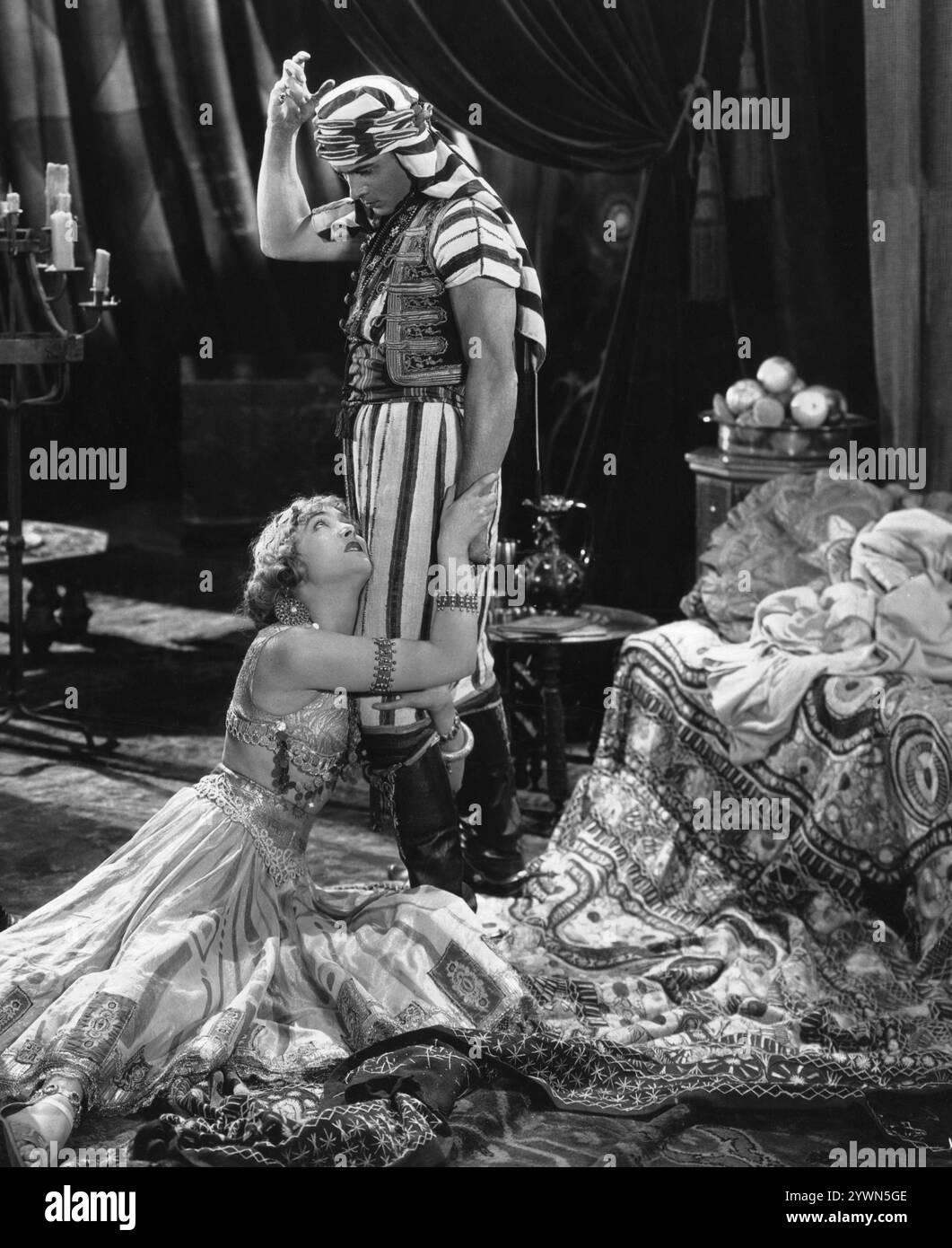 Legendary Silent Film Actor RUDOLPH VALENTINO and VILMA BANKY in a ...