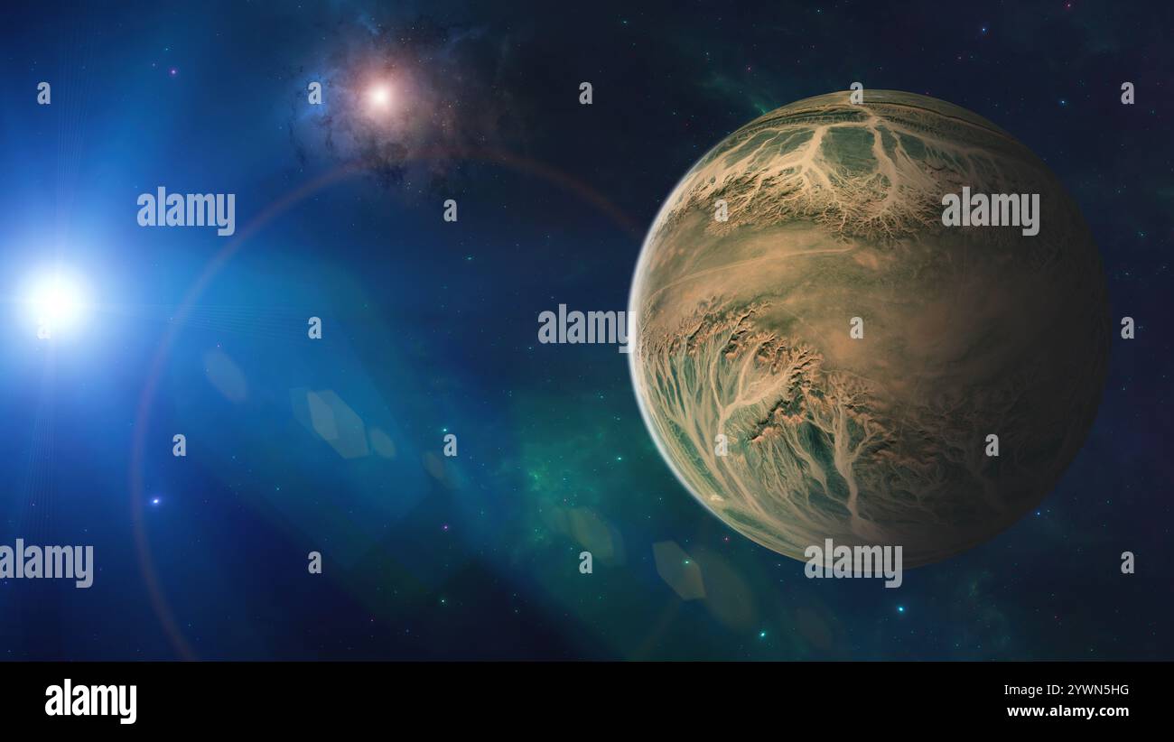 Planets and other solar systems, nebulae and exoplanet, formation of ...
