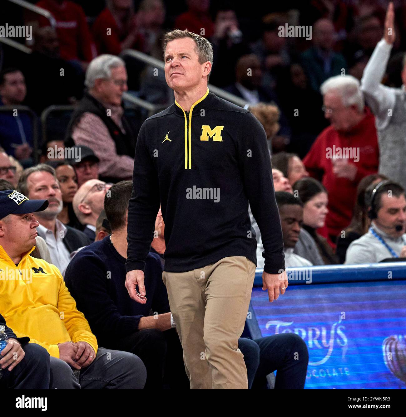New York City on Tuesday Dec 10, 2024. Michigan Wolverines head coach ...