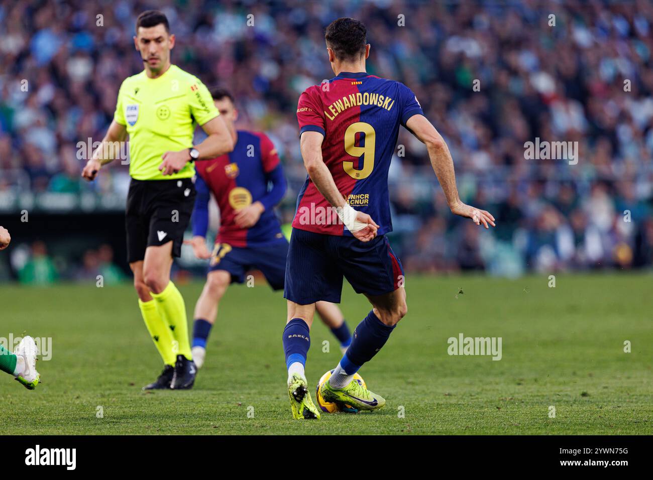 Robert Lewandowski seen during LaLiga EASPORTS game between teams of ...