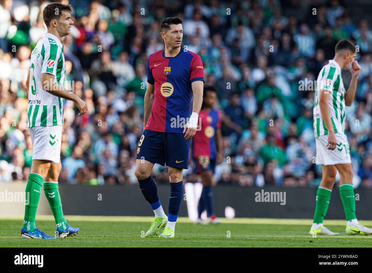 Robert Lewandowski seen during LaLiga EASPORTS game between teams of ...