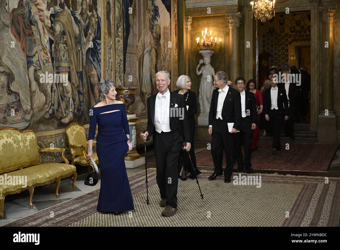 Stockholm, Sweden. 11th Dec, 2024. STOCKHOLM, SWEDEN 20241211Nobel ...