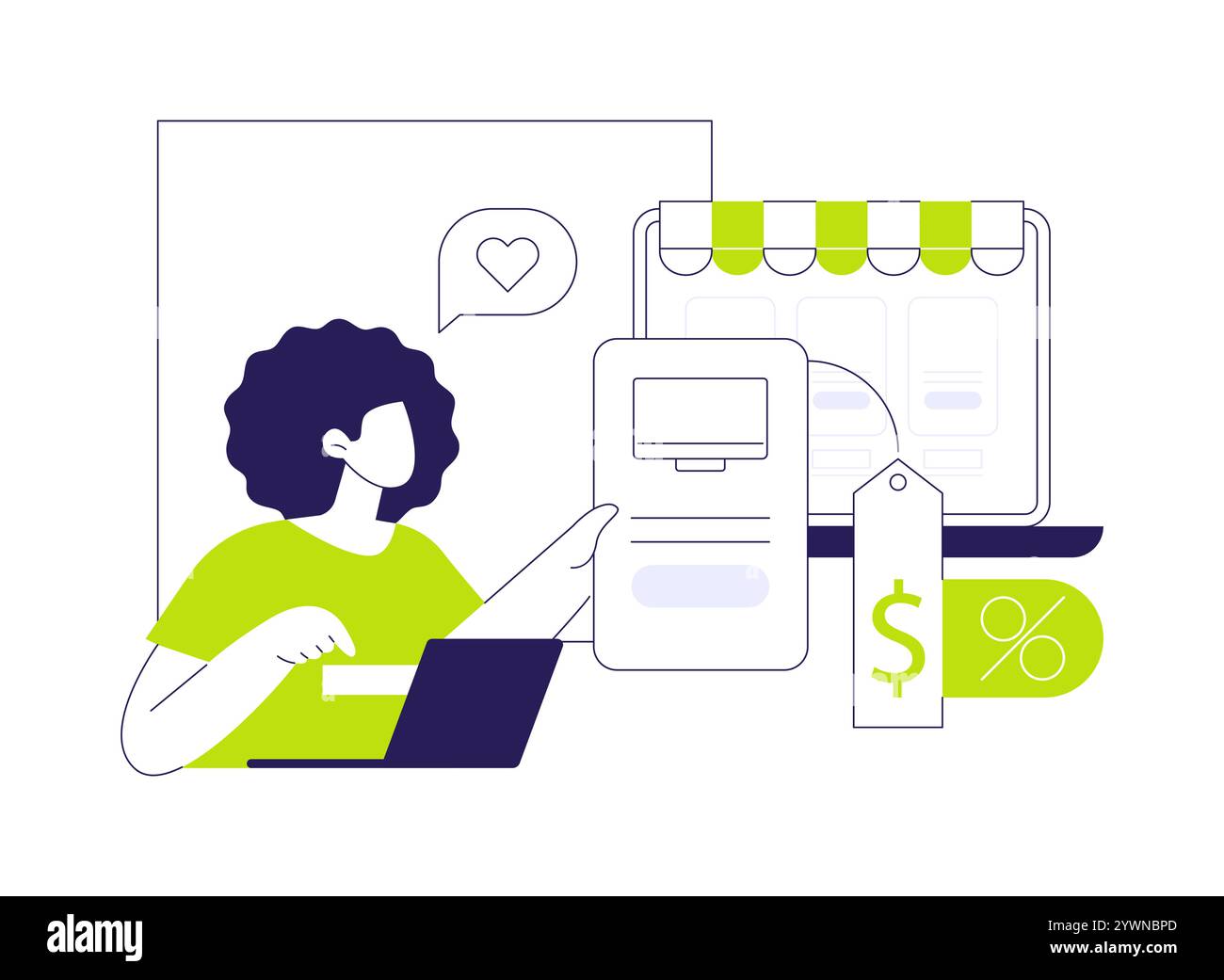 Personalized customer experience abstract concept vector illustration ...