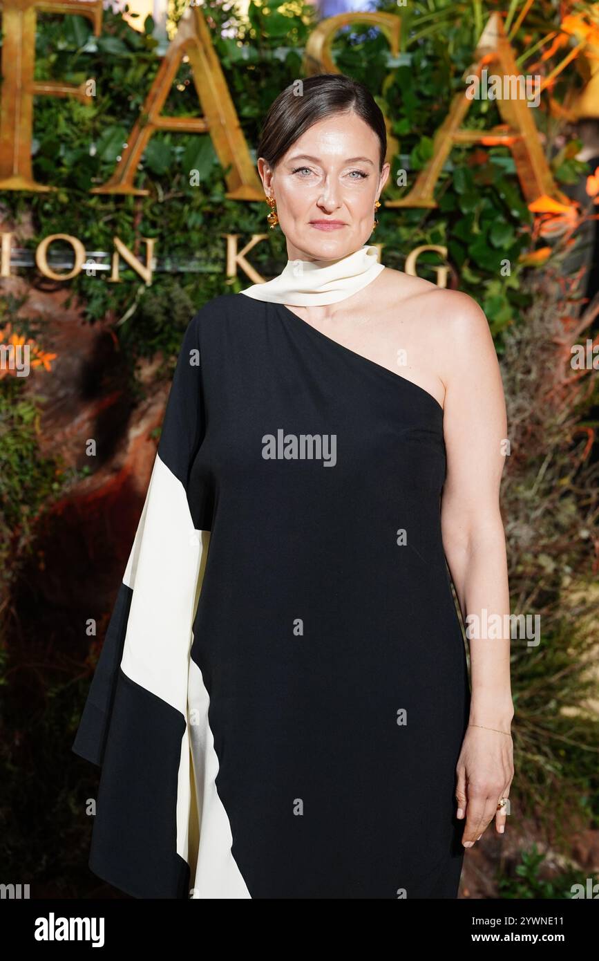 Adele Romanski attending the UK premiere of Mufasa: The Lion King, at Cineworld Leicester Square ...
