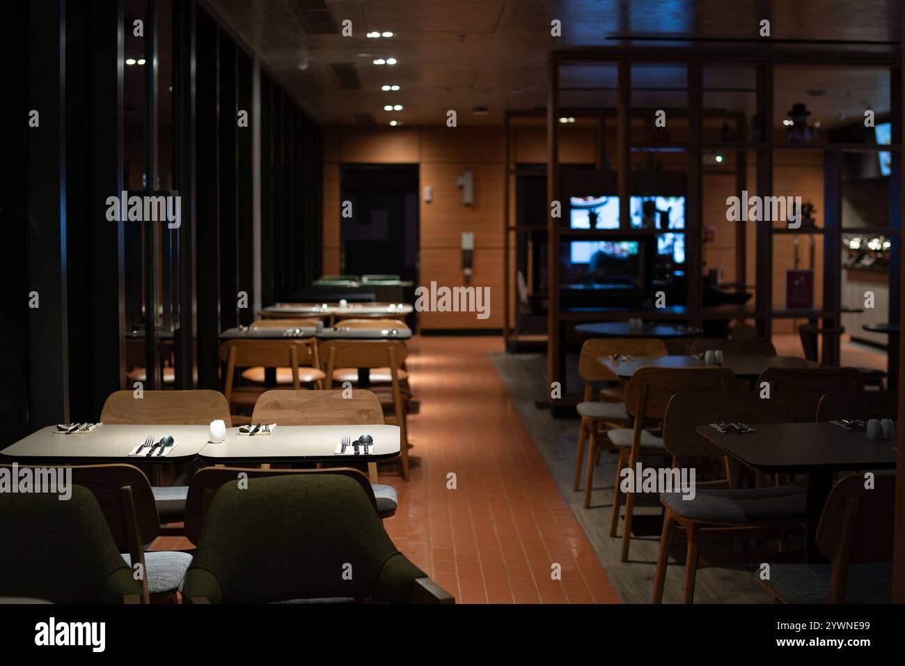 CHIANG MAI, THAILAND - OCTOBER 17, 2023: interior shot of Charlie's ...