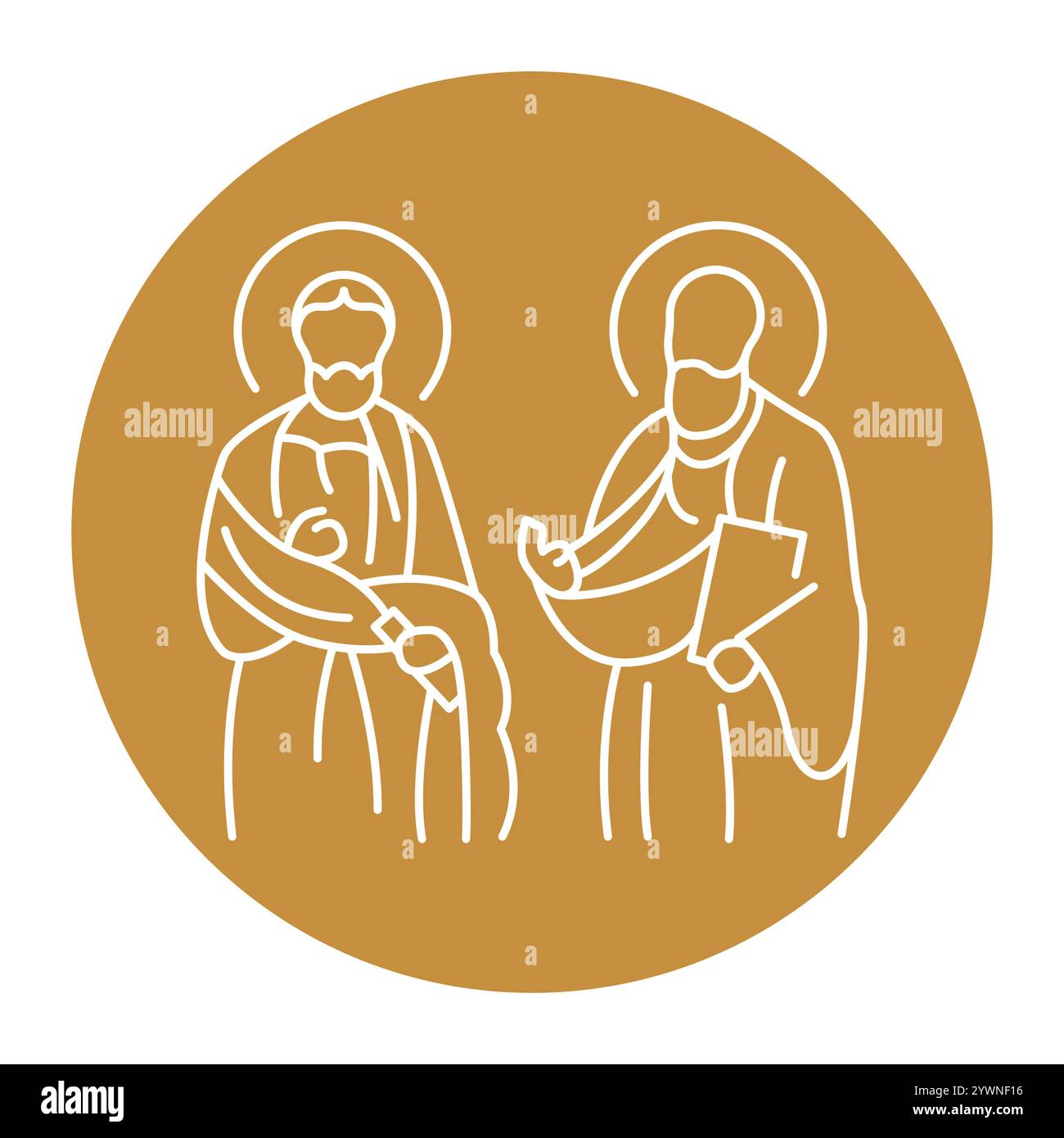 Saint peter martyr Stock Vector Images - Alamy