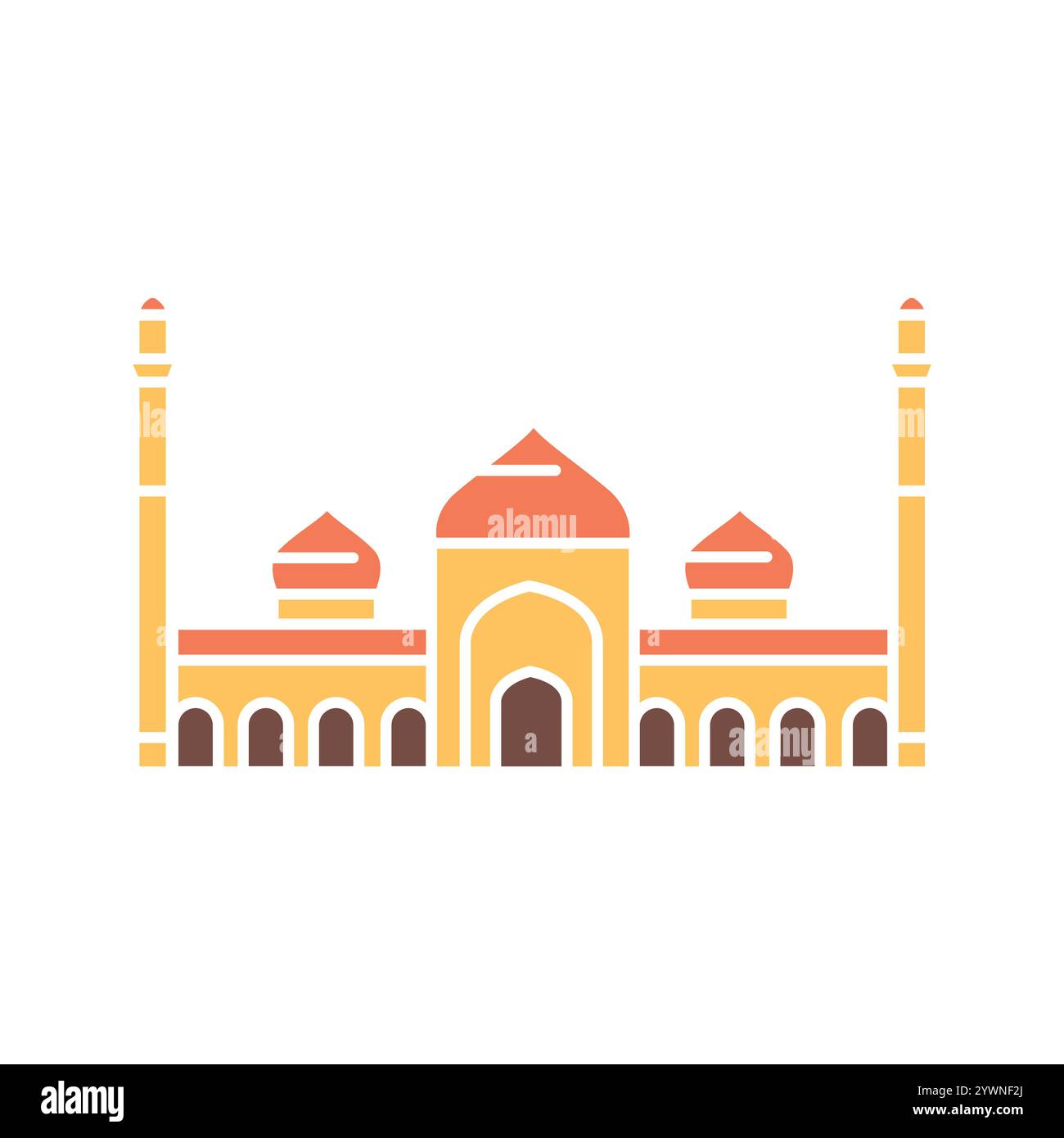 Mosque (masjid) color icon. Muslim religion.Sign for web page, mobile ...