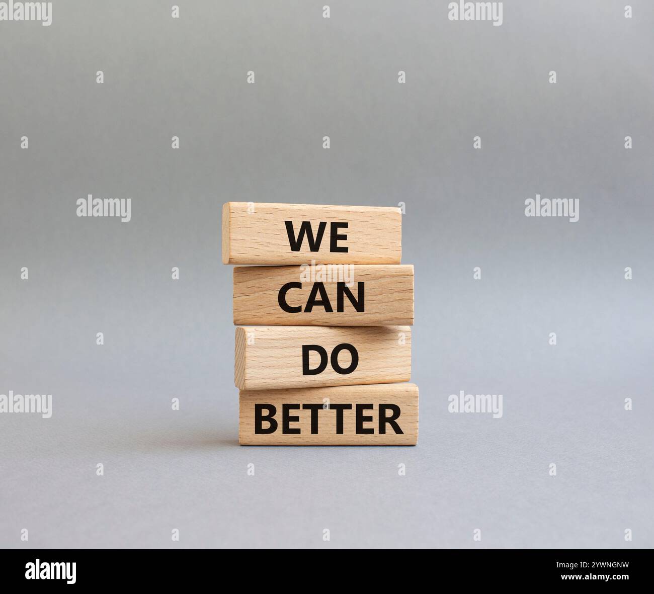 We Can Do Better symbol. Concept words We Can Do Better on wooden ...