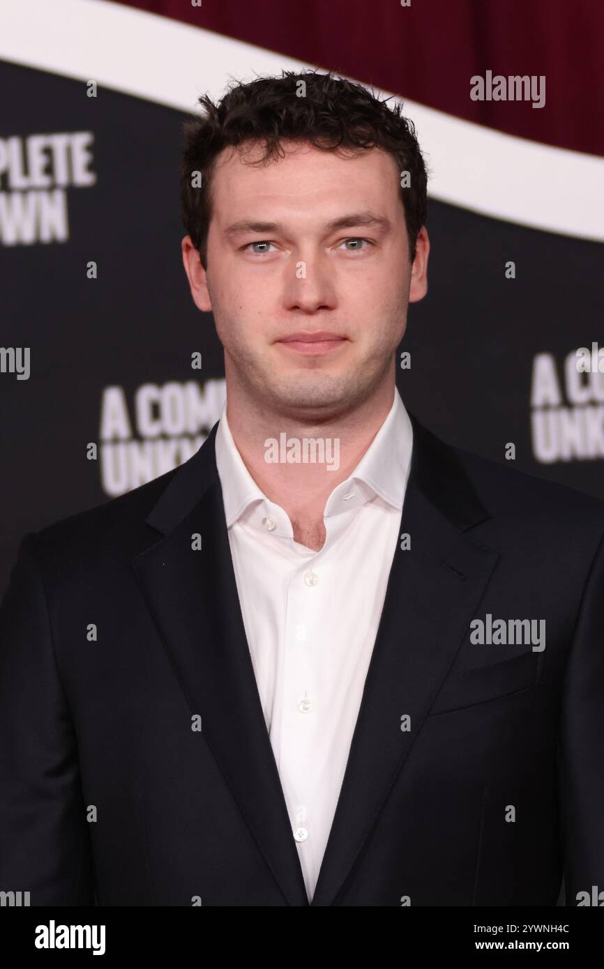 Los Angeles, USA. 11th Dec, 2024. Will Harrison attends the Los Angeles ...