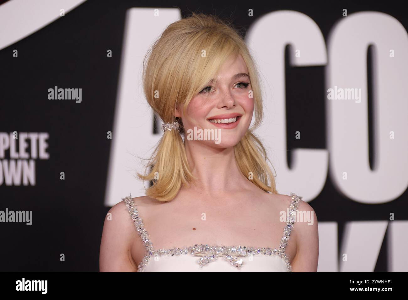 Los Angeles, USA. 11th Dec, 2024. Elle Fanning attends the Los Angeles ...