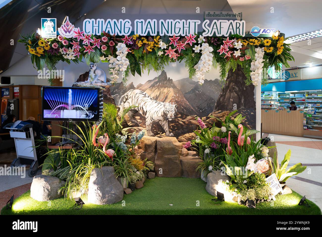 CHIANG MAI, THAILAND - OCTOBER 26, 2023: Chiang Mai Night Safari ...