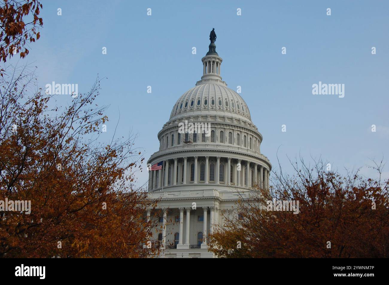 Fall view of the Capitol Building in Washington DC Stock Photo - Alamy
