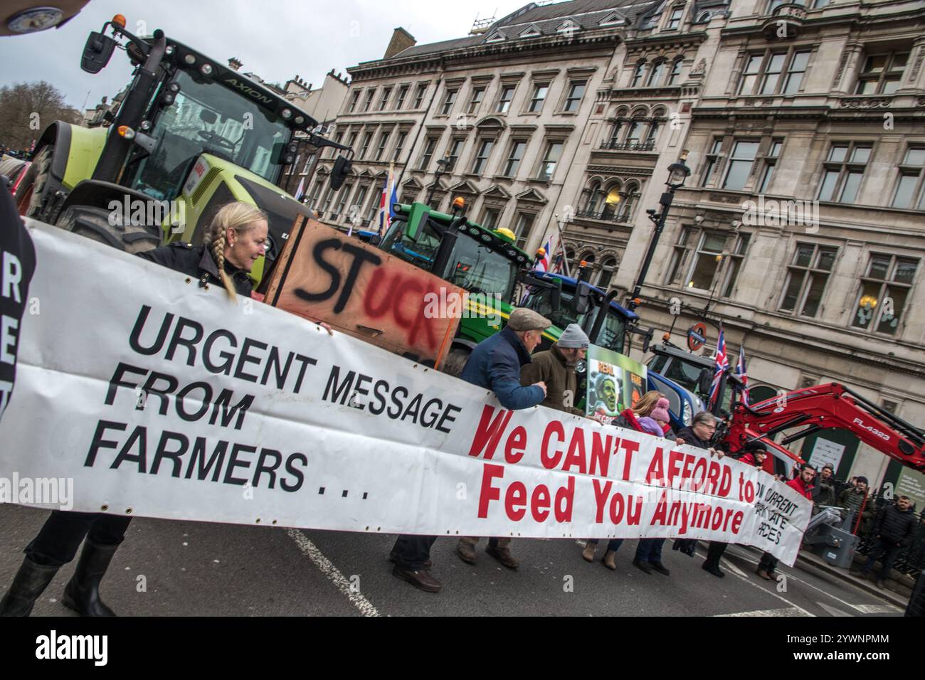 Westminster, London, UK. 11th Dec, 2024. British farmers protest in ...