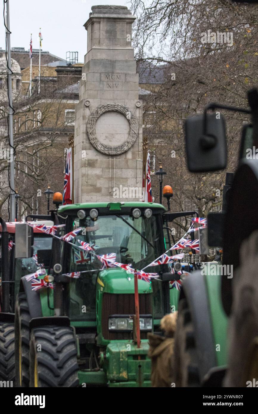 Westminster, London, UK. 11th Dec, 2024. British farmers protest in ...