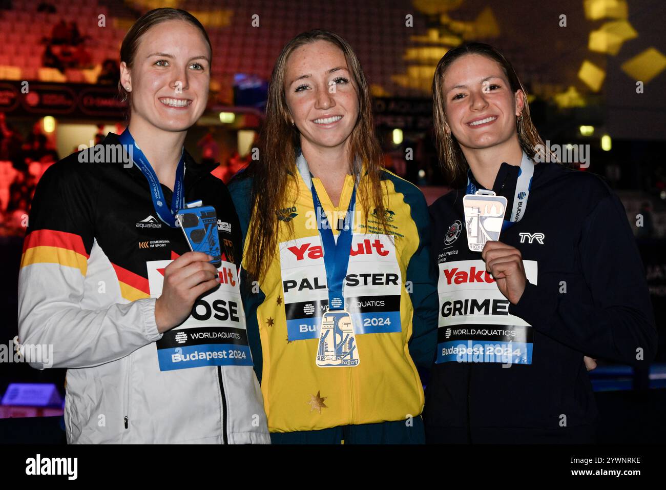 Budapest, Hungary. 11th Dec, 2024. Isabel Gose of Germany, silver, Lani ...