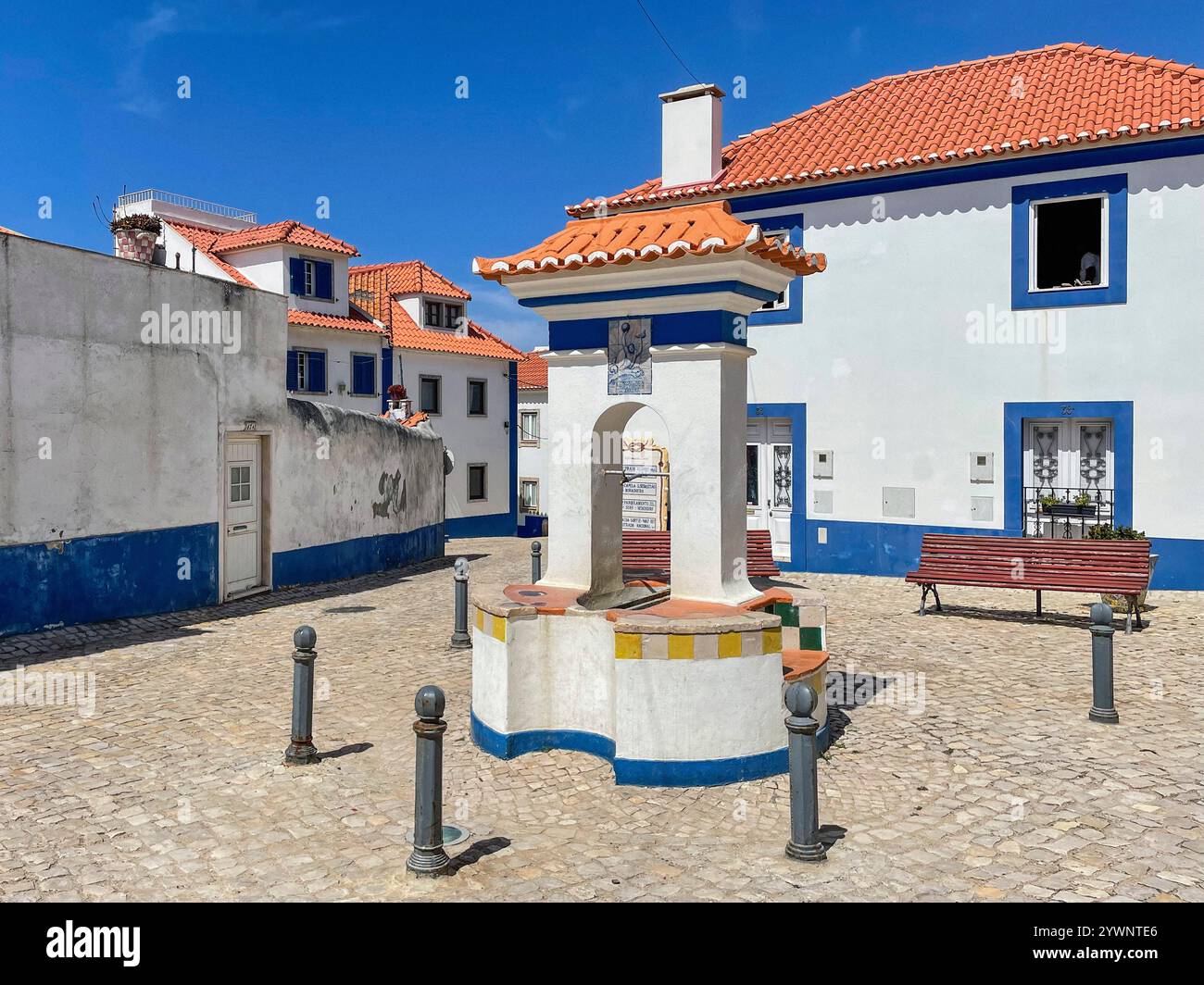 Portugal, Ericeira, old town Stock Photo - Alamy